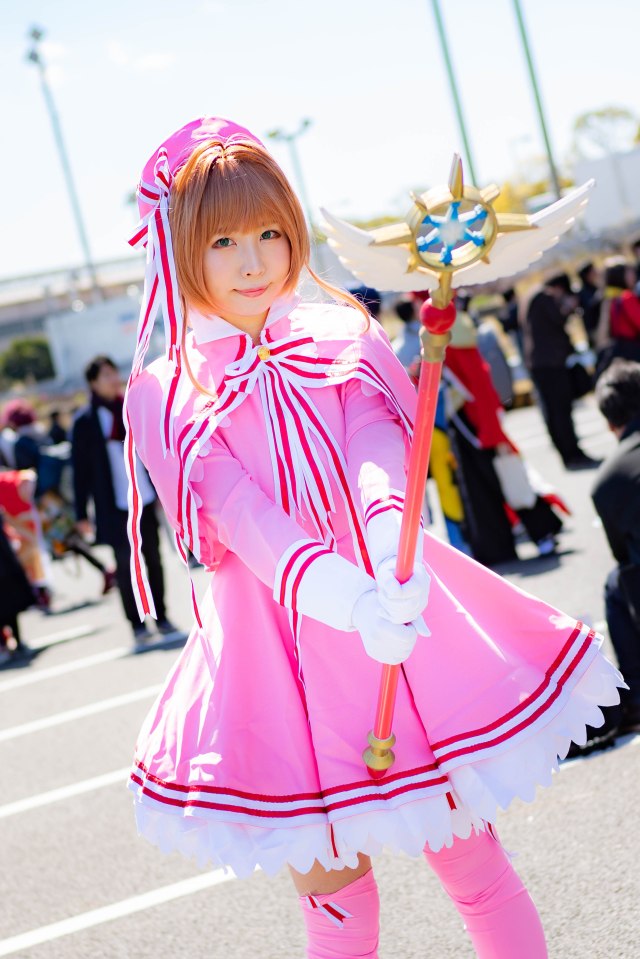 The Japanese cosplayers and booth ladies from the Anime Japan 2019 ...