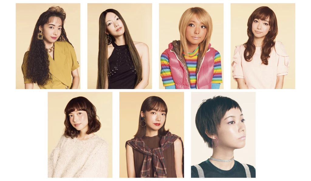 30 years of Japanese hair and makeup trends, all modeled by one ...