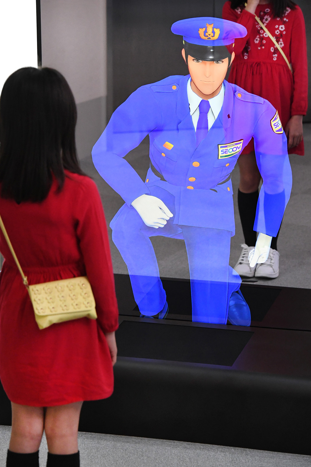 This handsome anime-style security guard will be protecting actual ...