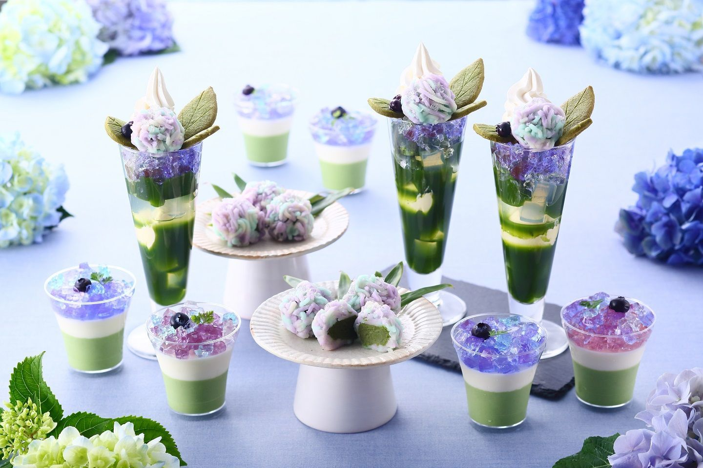 Japanese cafe’s gorgeous hydrangea sweets celebrate most beautiful ...