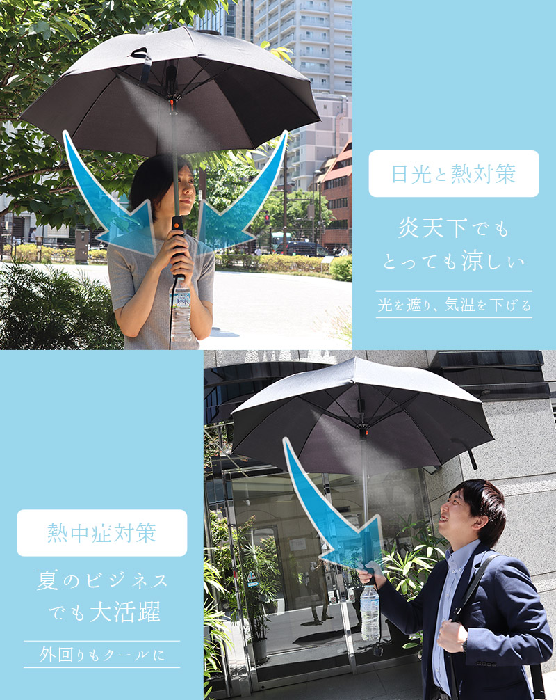 How to stay cool in Japan this summer? With a mist-spraying Fanbrella ...