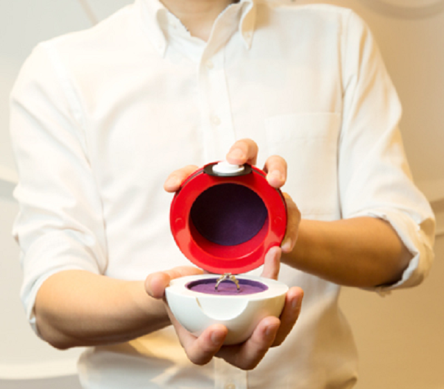 Pokémon Master Ball engagement ring case is sure to help you catch your ...