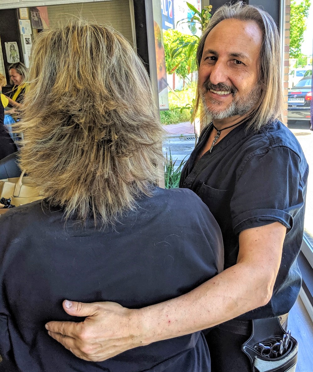 We get a haircut by a stylist who cuts with katanas and fire at ...