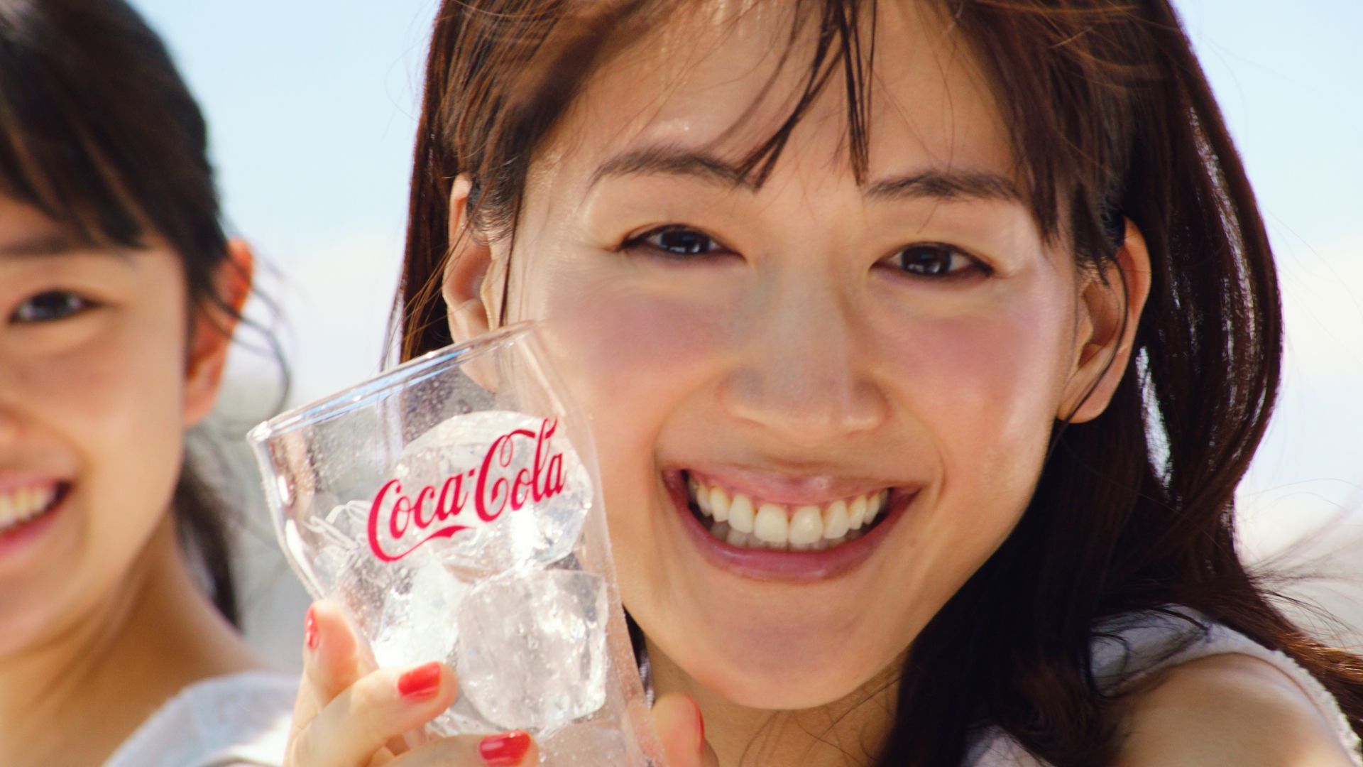 Coca-Cola Japan brings out clear lime Coke with former gravure idol as ...