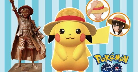 Pokémon and One Piece team up, give Luffy’s hat to Pikachu for special ...