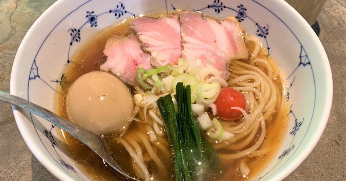 No name ramen restaurant Japan noodles Kyoto Japanese taste test food ...