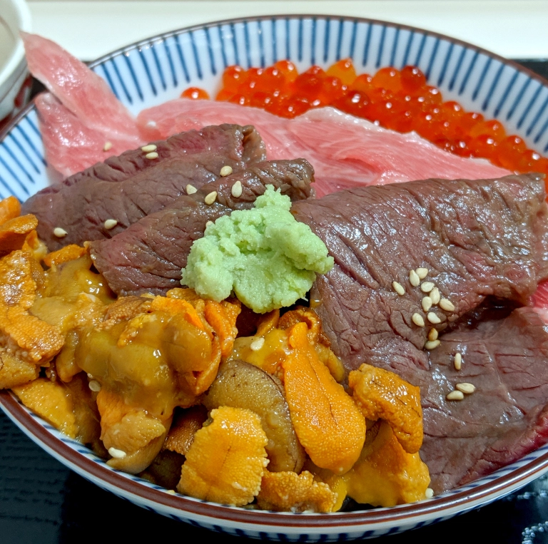 Beef and sashimi in the same rice bowl: Brilliance or blasphemy? We ...