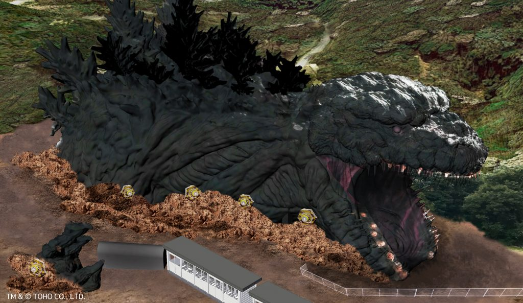 Massive 120-meter Godzilla statue being built as part of Japanese theme ...