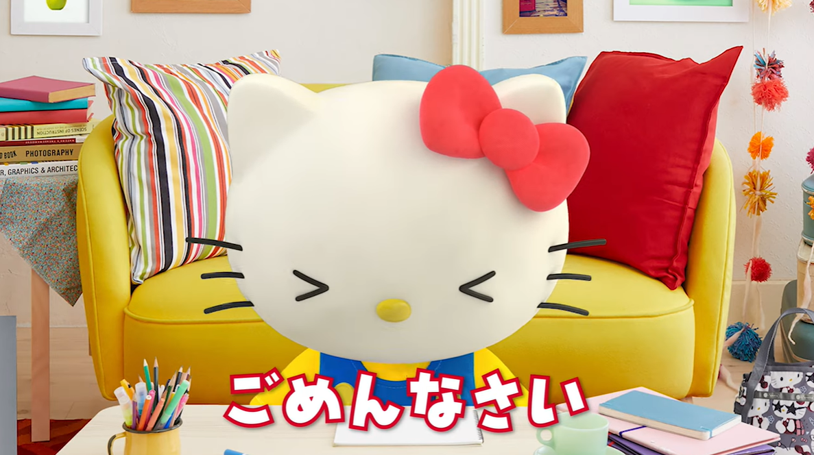 Hello Kitty blames herself for guys feeling embarrassed about liking ...