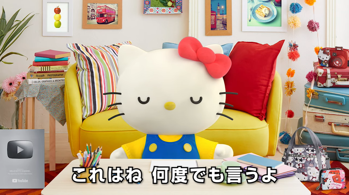 Hello Kitty blames herself for guys feeling embarrassed about liking ...