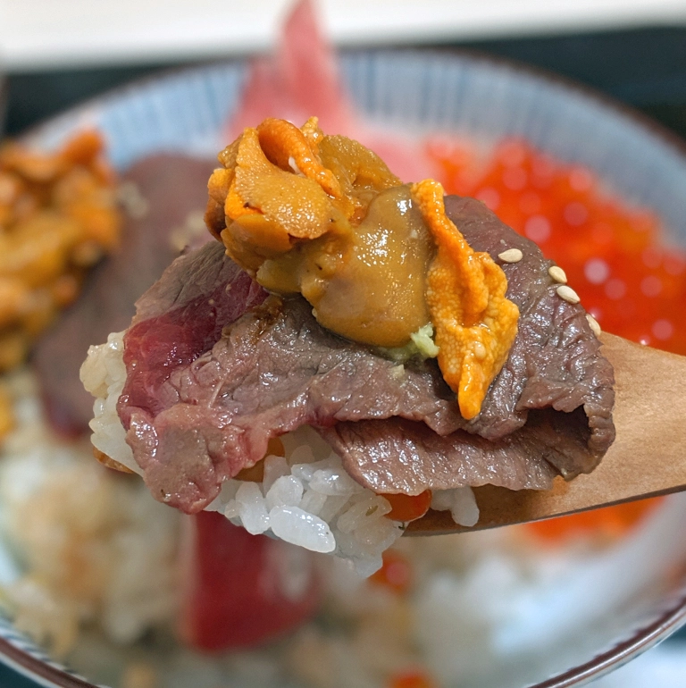 Beef and sashimi in the same rice bowl: Brilliance or blasphemy? We ...