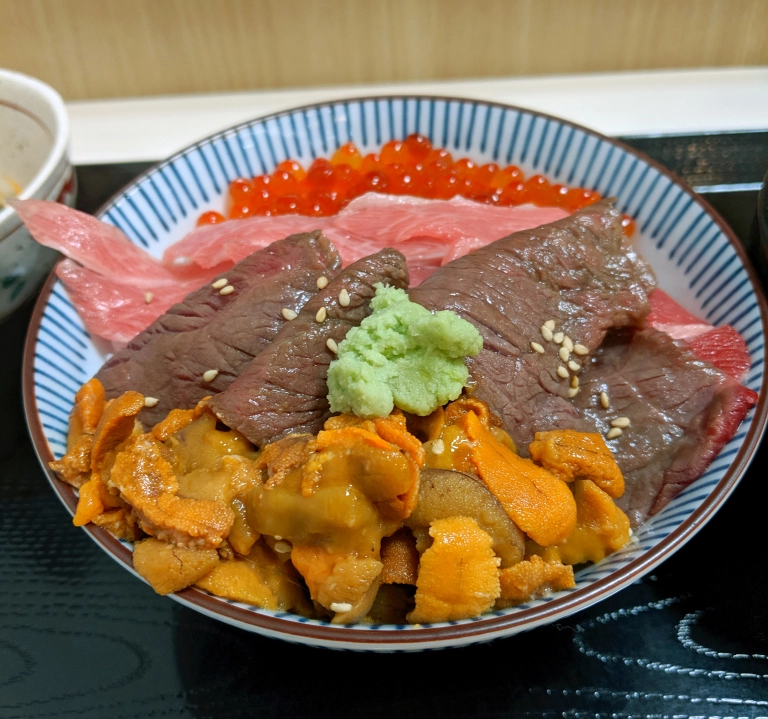 Beef and sashimi in the same rice bowl: Brilliance or blasphemy? We ...