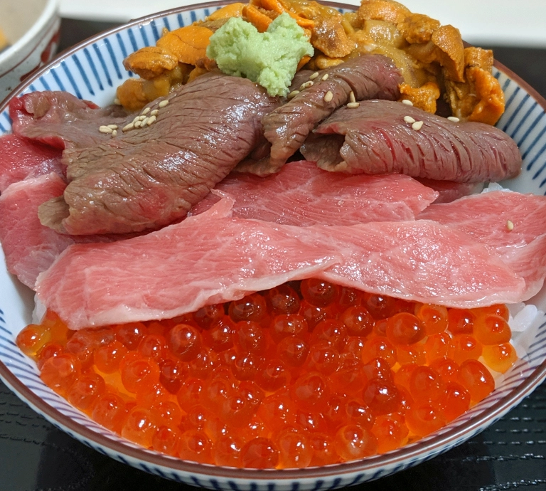 Beef and sashimi in the same rice bowl: Brilliance or blasphemy? We ...