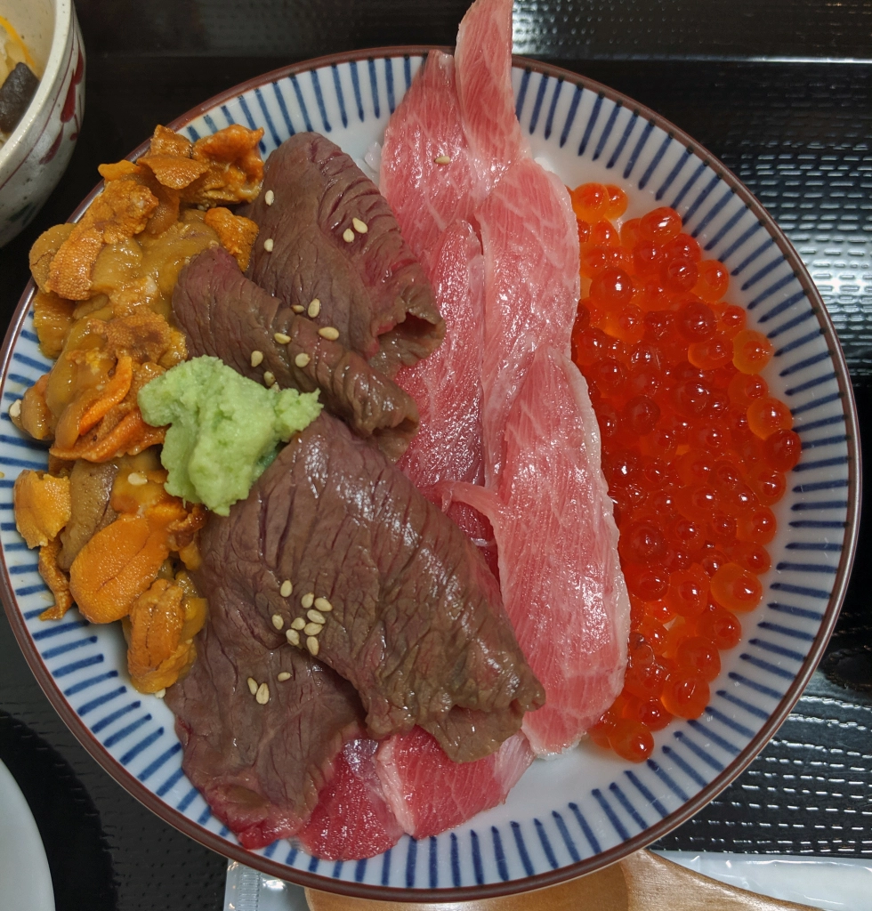 Beef and sashimi in the same rice bowl: Brilliance or blasphemy? We ...
