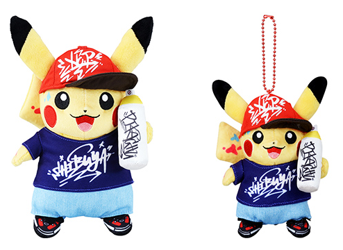 Graffiti artist Pikachu plushies coming to brand-new Shibuya Pokémon ...