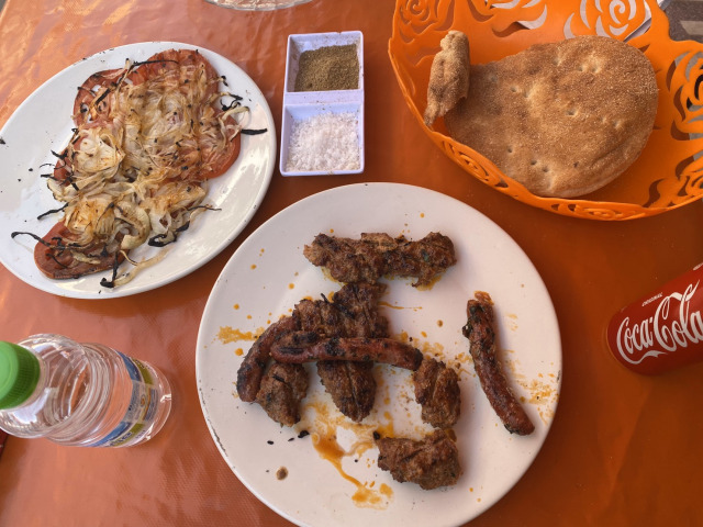 We went out of our comfort zone and tried barbecued camel meat at a ...