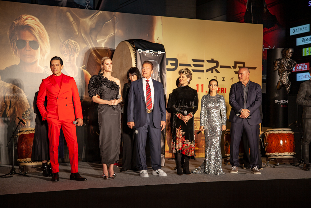 Terminator Dark Fate Arnold Schwarzenegger Tokyo premiere Japan movies ...