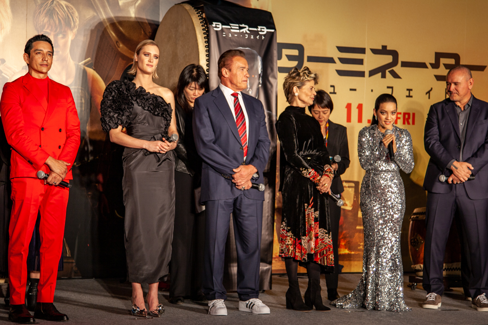 Terminator Dark Fate Arnold Schwarzenegger Tokyo premiere Japan movies ...