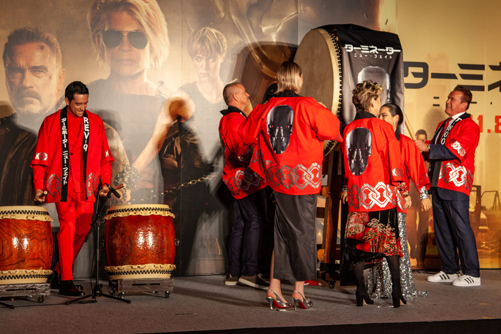Terminator Dark Fate Arnold Schwarzenegger Tokyo premiere Japan movies ...