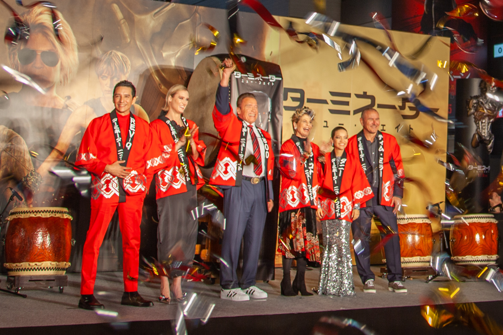 Terminator Dark Fate Arnold Schwarzenegger Tokyo premiere Japan movies ...