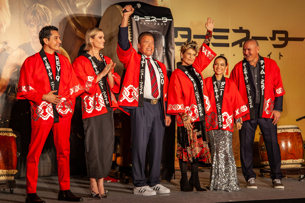 Terminator Dark Fate Arnold Schwarzenegger Tokyo premiere Japan movies ...