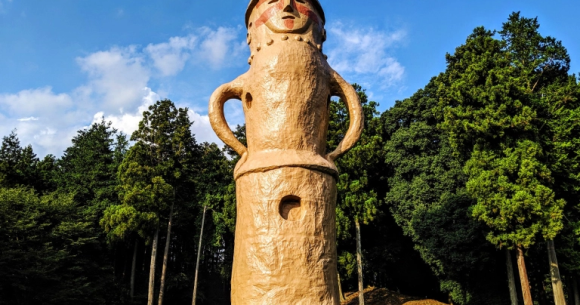This crazy tower in a Japanese park promises a message form aliens, so ...