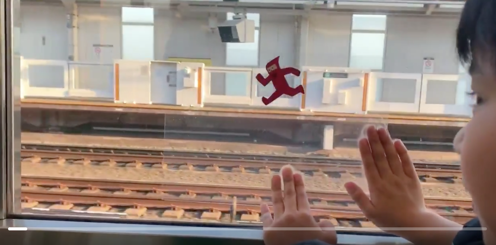Japanese boy’s real-world ninja animation on train warms hearts around ...