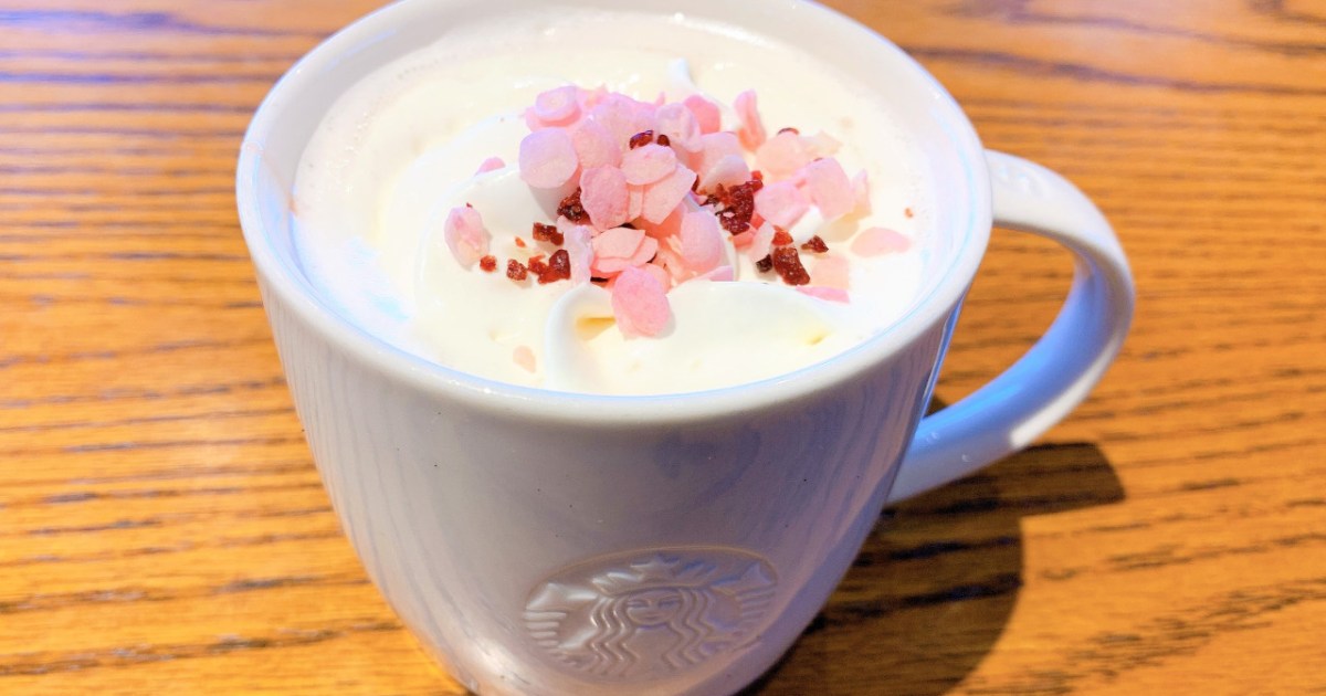 Starbucks Japan sakura cherry blossom Frappuccino milk pudding drink ...