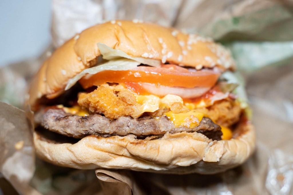 We tried Japan Burger King’s Deluxe Chicken Whopper for some serious ...