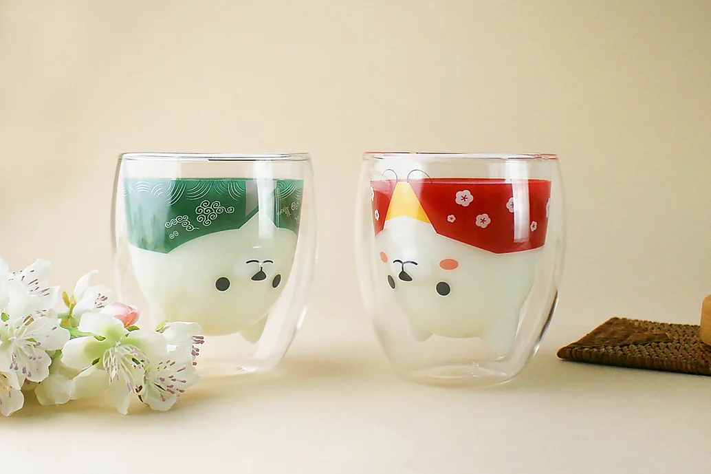 Japan’s 3-D Shiba glasses dress up in kimono for wonderful wafuku tea ...