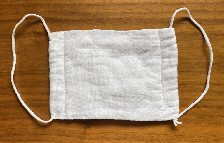 We tried washing our “Abe masks” in the washing machine to see how they ...