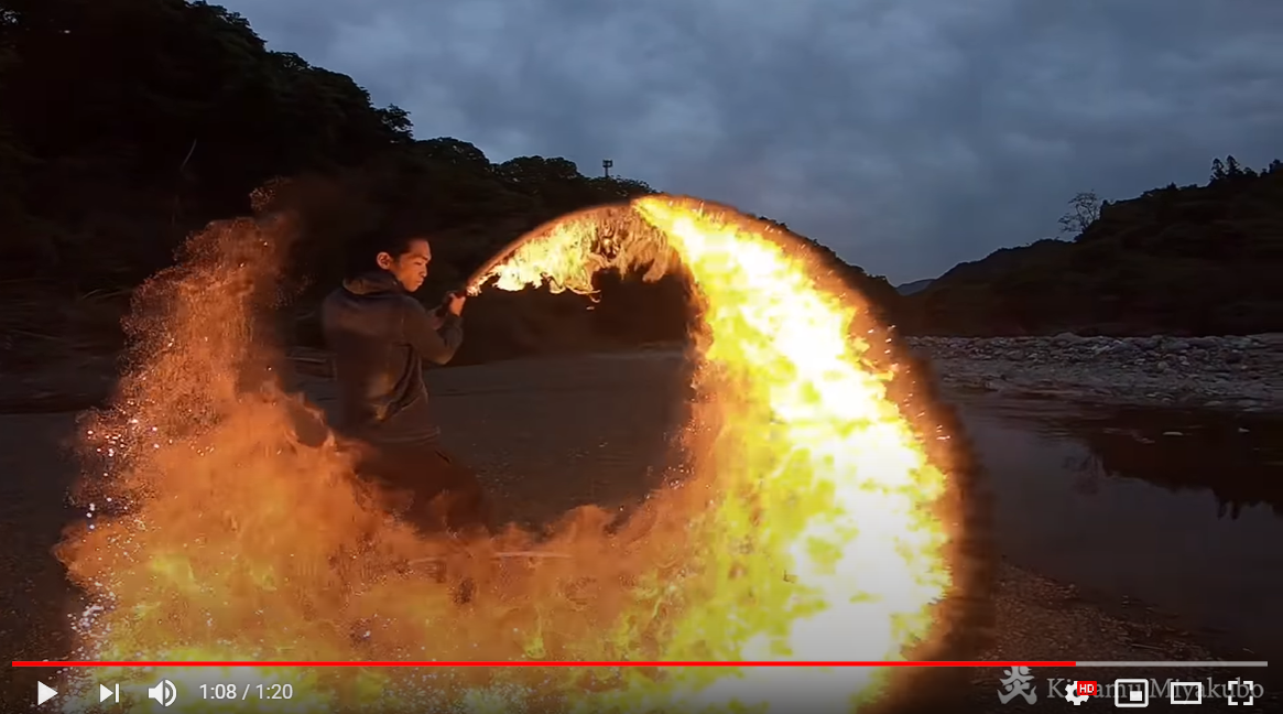 Katana that shoot flames are real in amazing Japanese artist’s video ...