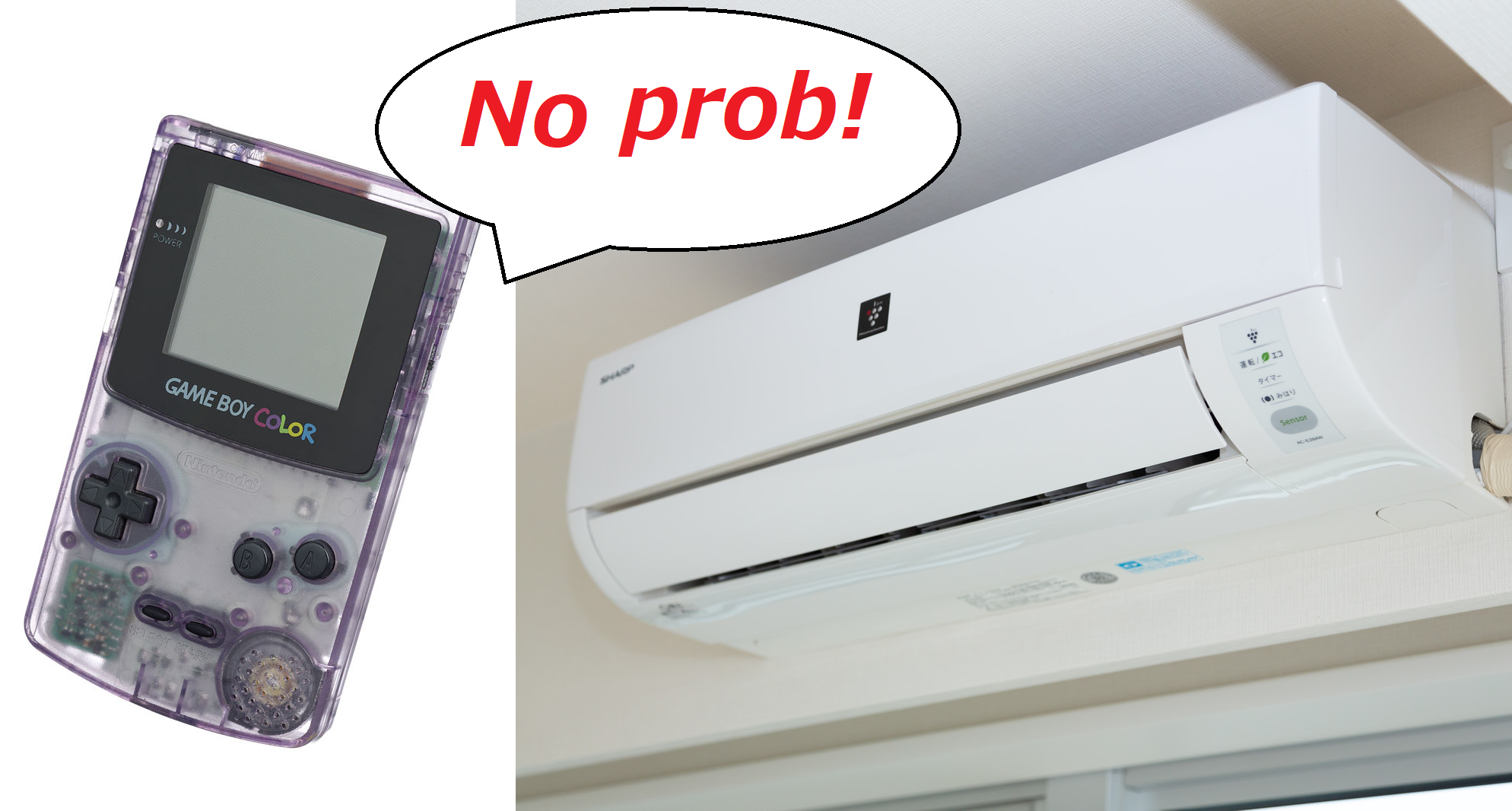 You can control your air conditioner with a Game Boy Color, genius ...