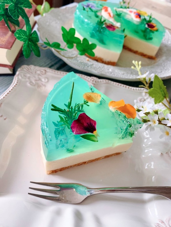 Monet’s Pond Cheesecake is our next dessert inspiration from Japan ...