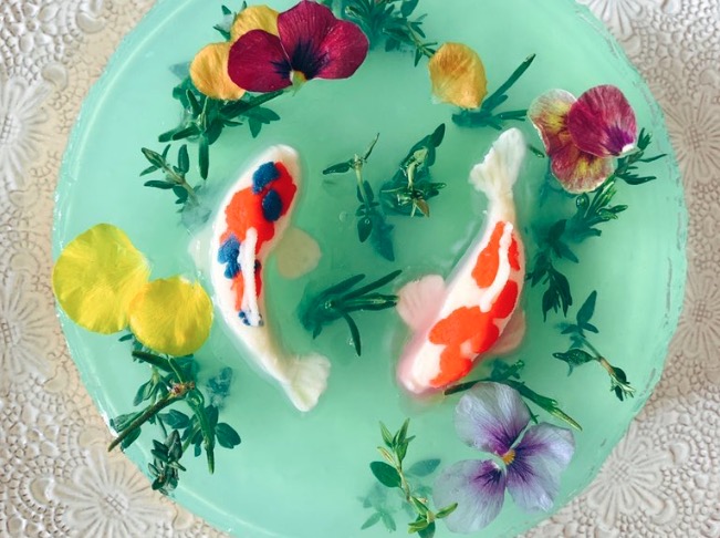 Monet’s Pond Cheesecake is our next dessert inspiration from Japan ...