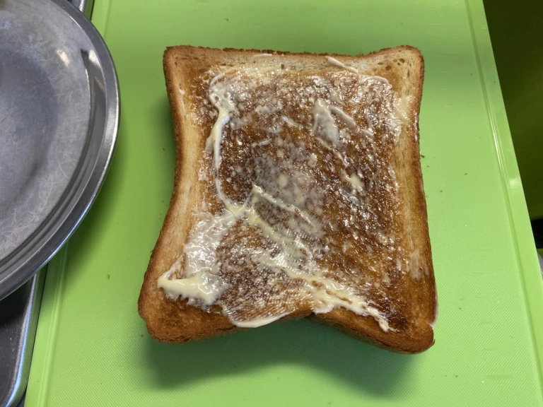 We make nori seaweed mayo toast, just like Mama Hatori used to make ...