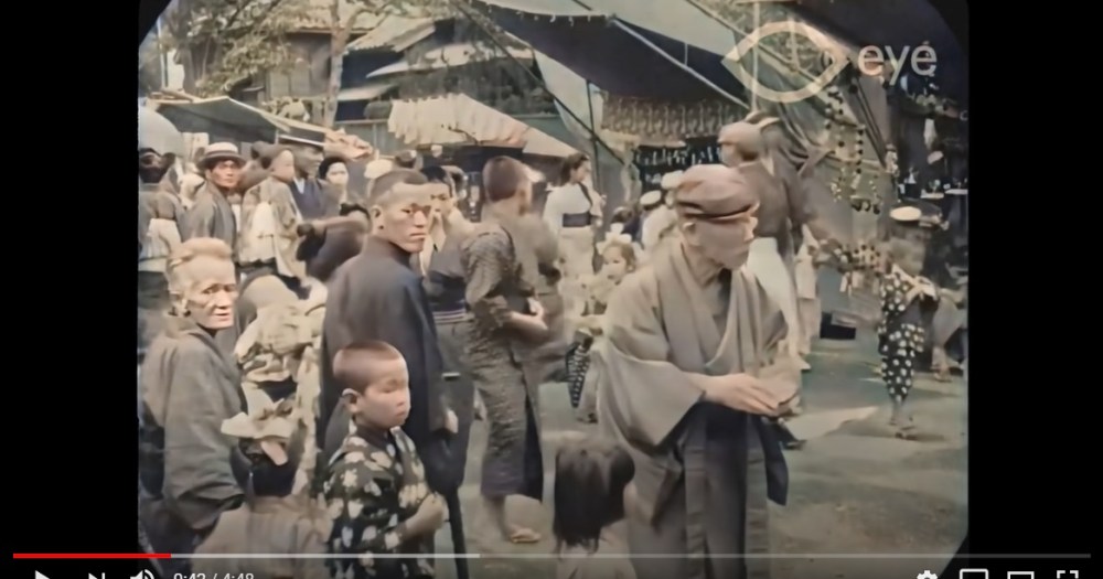Tokyo in 60 frames-per-second, 107 years in the past, looks amazing ...