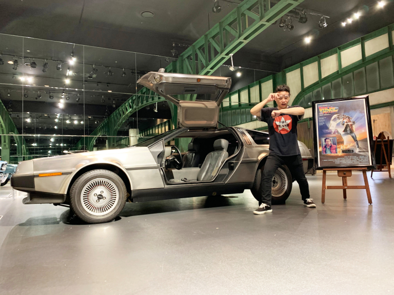 We visit the Megaweb History Garage of classic cars, get to sit in a ...