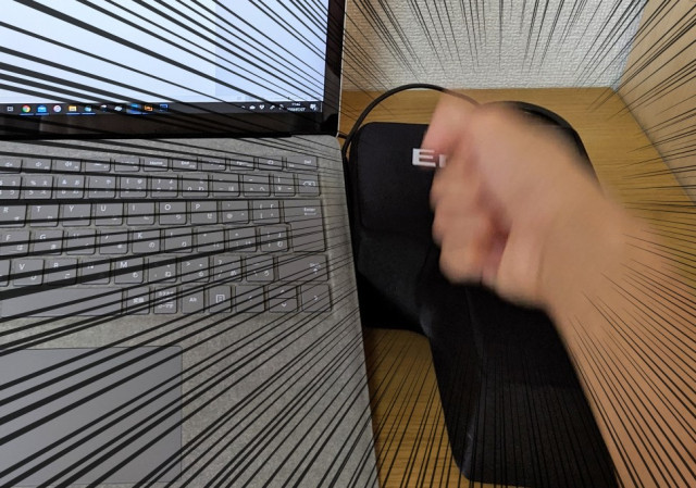 Gag or actually functional office piece? Oversized Enter key amazes us ...