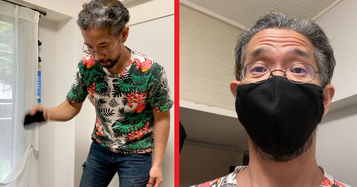 Can Mr. Sato freeze this cooling face mask just by shaking it?【Video ...