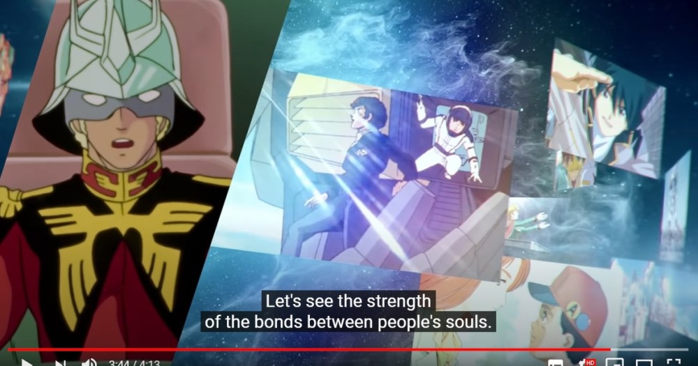 And now, an important message of hope from Gundam about the challenges ...