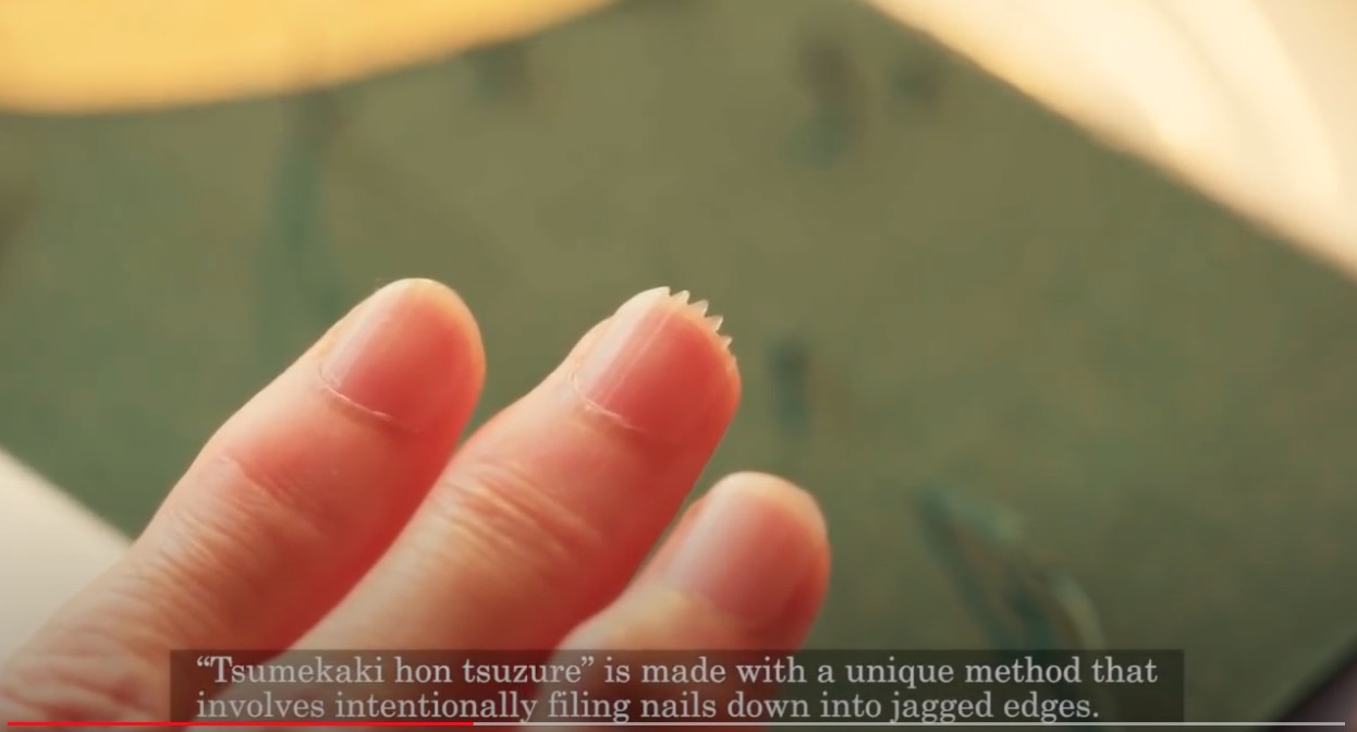 The ancient Japanese textile craft made with jagged fingernails ...
