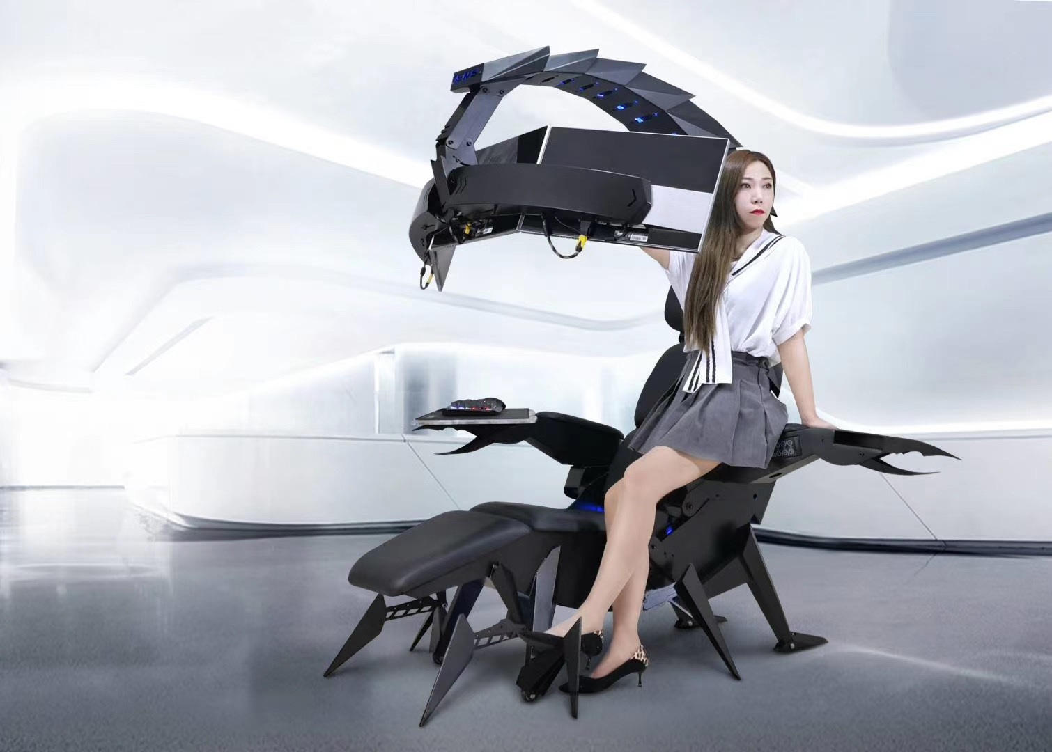 This insane motorized scorpion computer chair is perfect for work-from ...