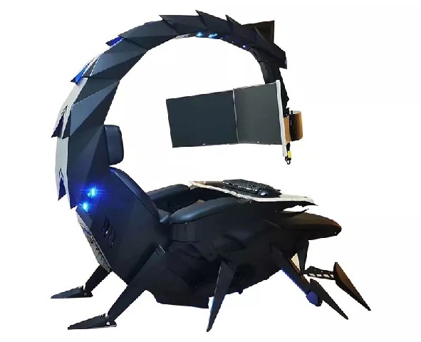 This insane motorized scorpion computer chair is perfect for work-from ...
