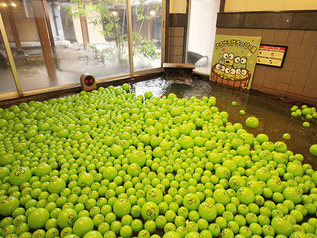 Tokyo spas offer limited-time Gudetama and Kero Kero Keroppi baths and ...