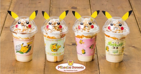 Pikachu Pika Pika purin dessert drinks totally tempting at Pokémon ...
