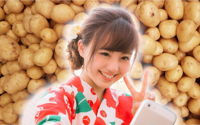 Natural grown peace-sign-shaped potato in Japan is the good omen we all ...