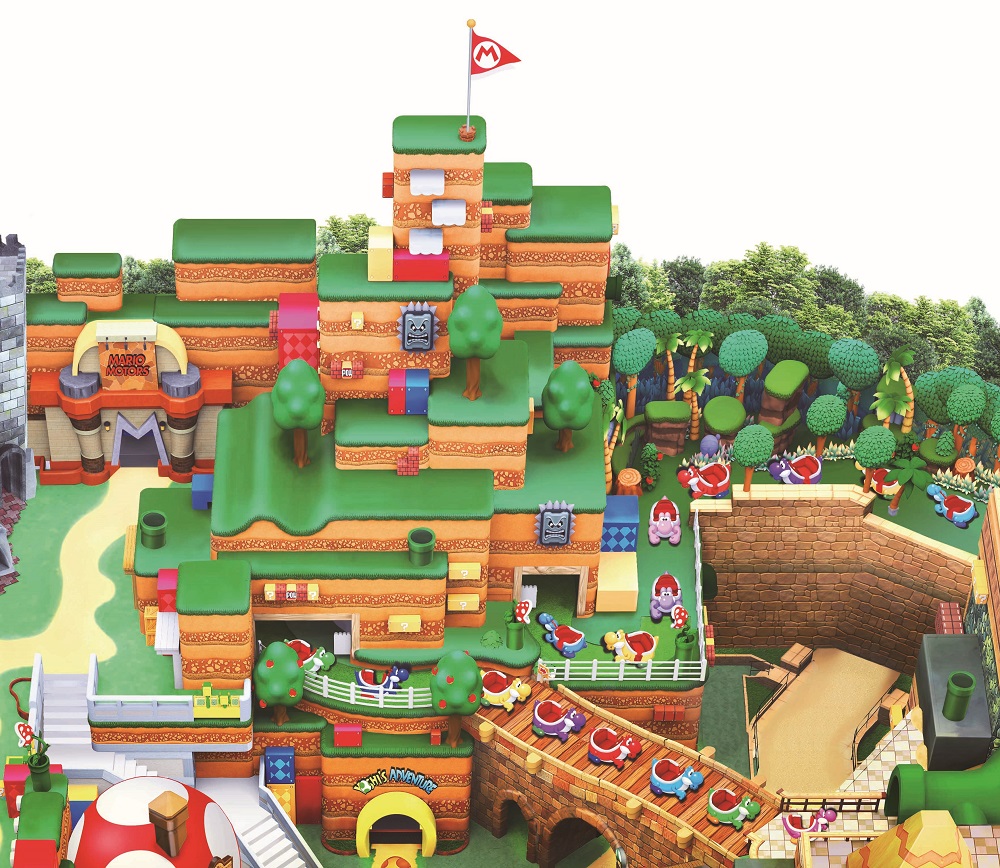 Here it is: The finalized map for Super Nintendo World at Universal ...