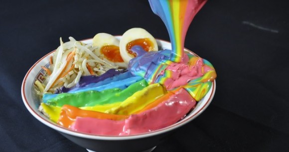 Rainbow ramen now being served in Japan to spread happiness through ...