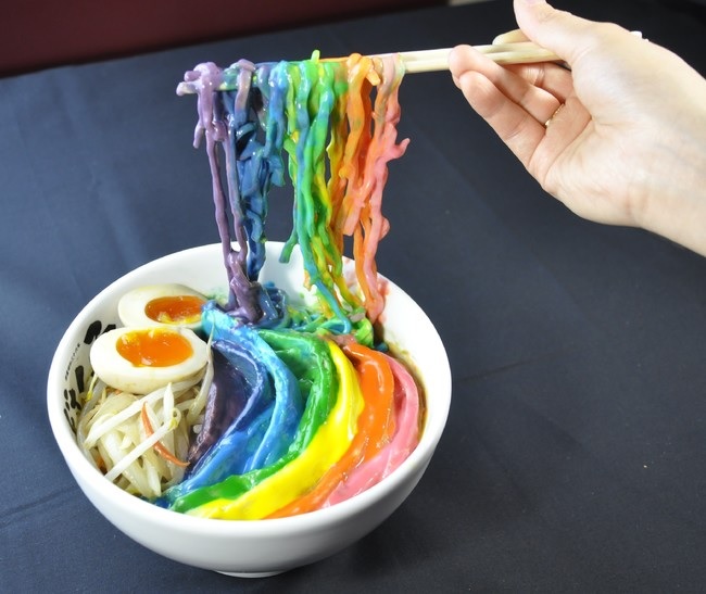 Rainbow ramen now being served in Japan to spread happiness through ...